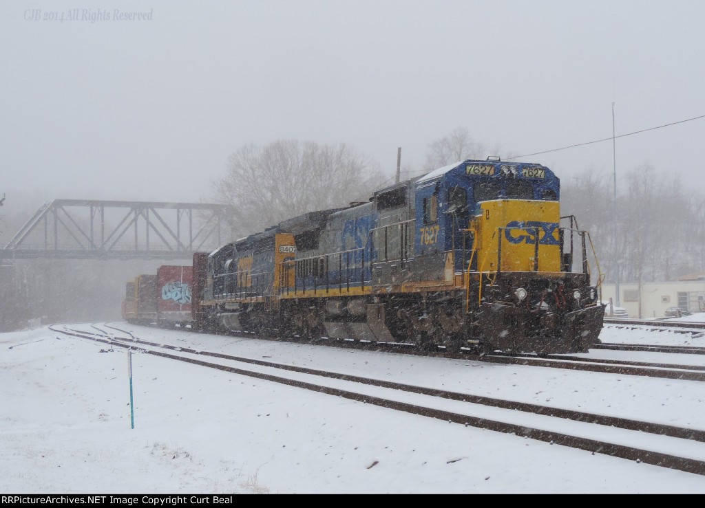 CSX 7627 and 8407 Q394-20